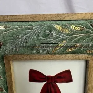 Handcrafted | Accents | Handcrafted Beaded Fabric Sequin Green Gold ...